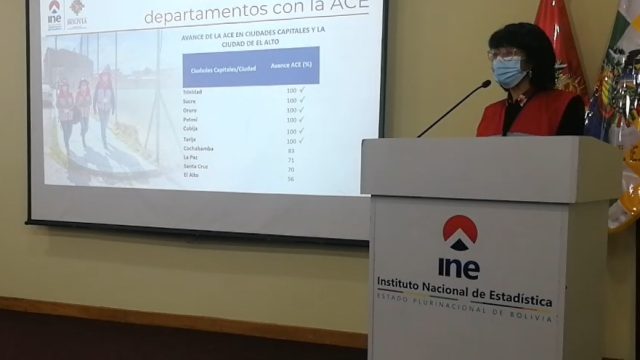 INE concluye actualización cartográfica en Oruro y otras cinco ciudades capitales