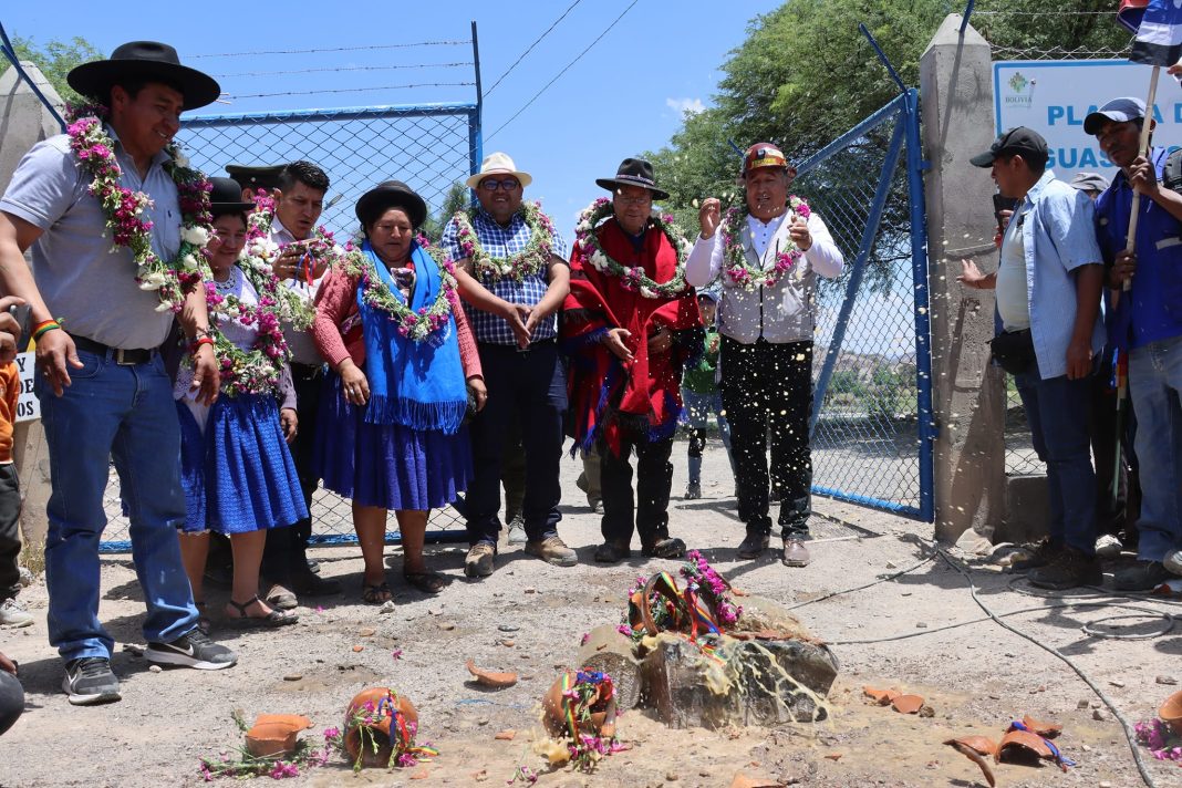 Presidente Luis Arce Inaugura Proyectos De Mejora En Cotagaita Y