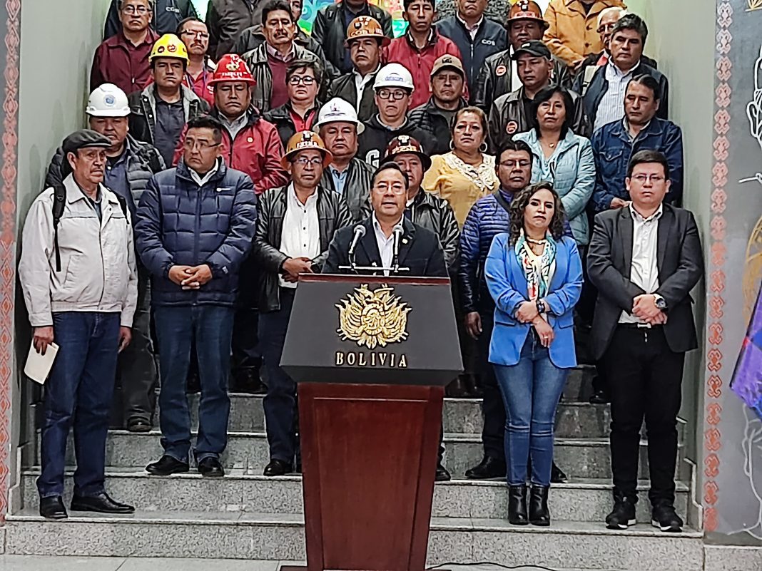 COB presenta demandas salariales en reunión con el presidente Arce: 7% ...
