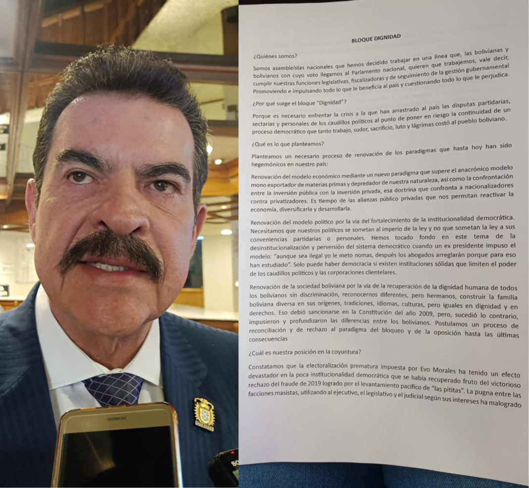 Manfred Reyes Villa lidera el Bloque Dignidad para "salvar a Bolivia ...