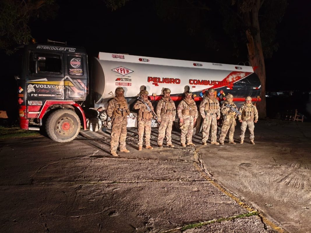 CEO-LCC incauta 24.000 litros de diésel en operativo en La Paz - Periódico La Patria