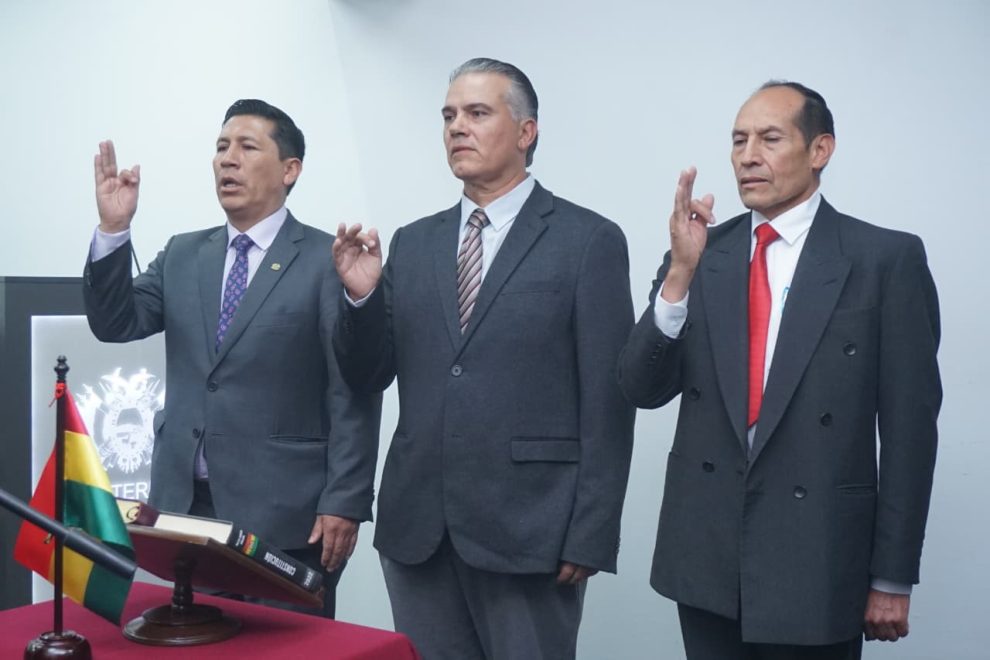 Viceministros toman posesión en el Ministerio de Gobierno, regresa el ...