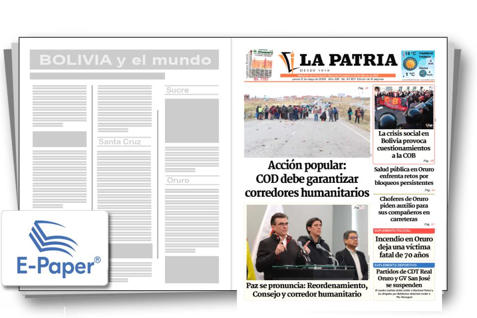 Periódico del 21 de mayo de 2026 - La Patria 3.0 | Periódico digital de ...
