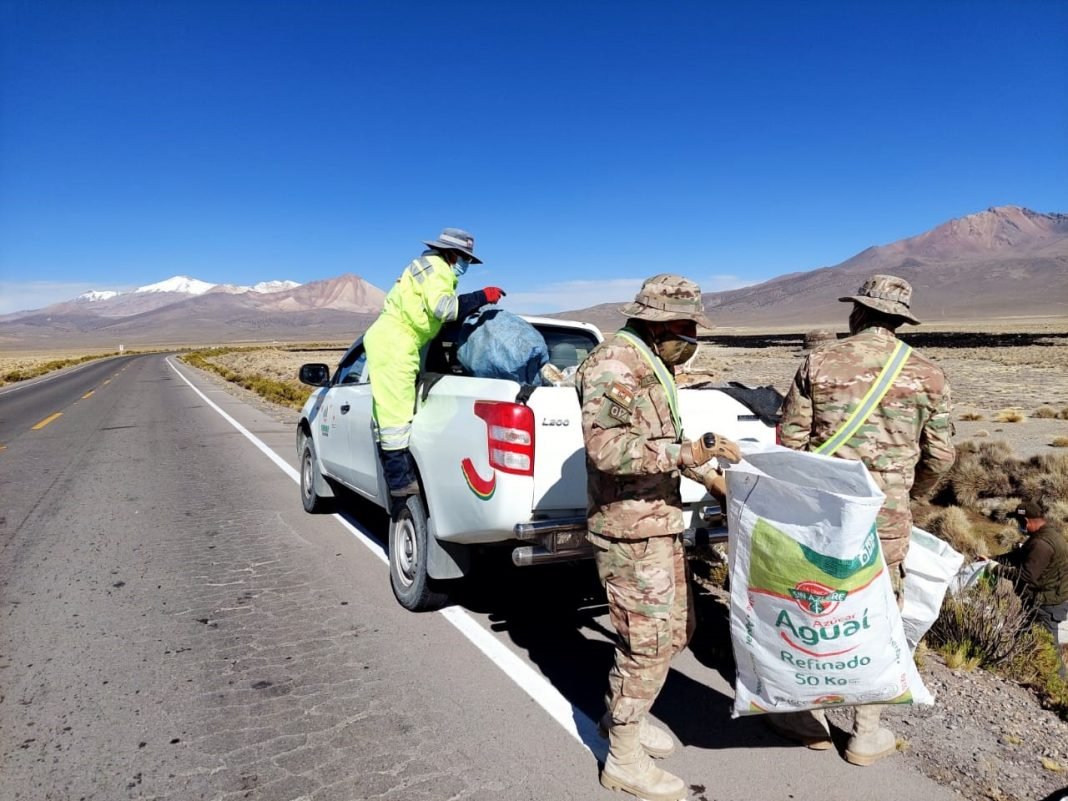 Recolectan gran cantidad de plásticos en jurisdicción del Parque Sajama ...