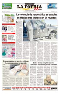 Portadas impresas, lunes 2 de diciembre de 2019 - La Patria 3.0 ...